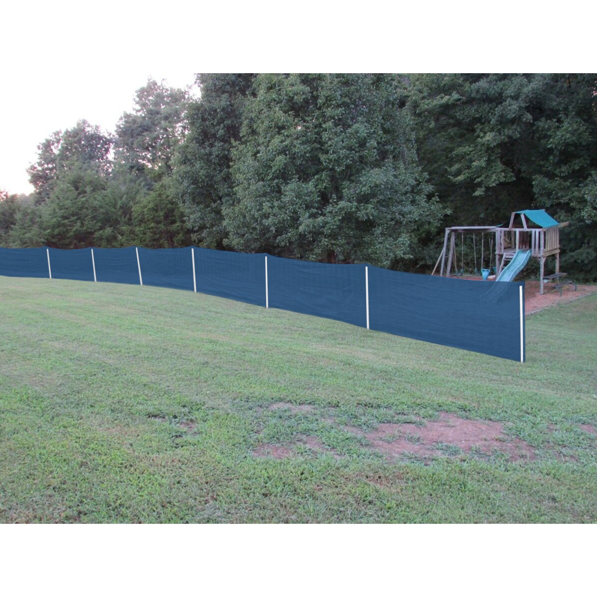 Roll-A-Fence Temporary Baseball Outfield Fence & Barrier Package ...