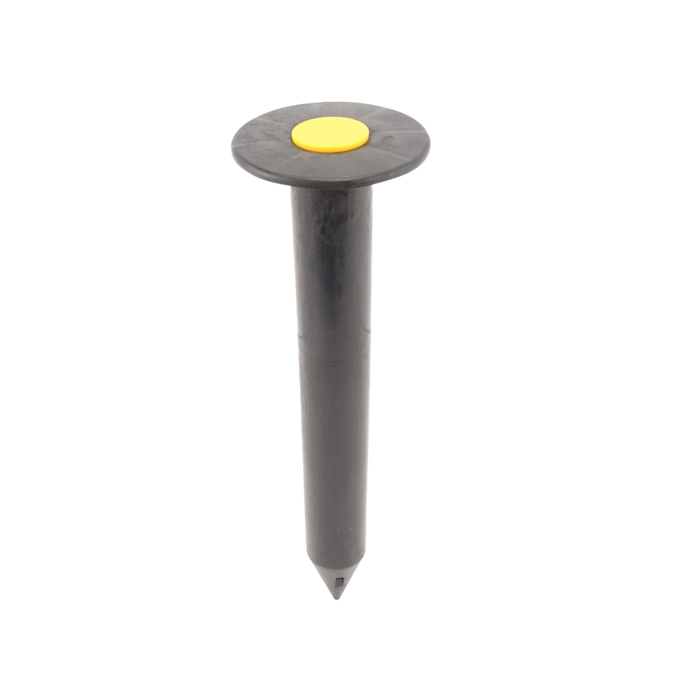 12" Ground Anchor Socket With Weep Hole (Black With Yellow Plug) - GS ...