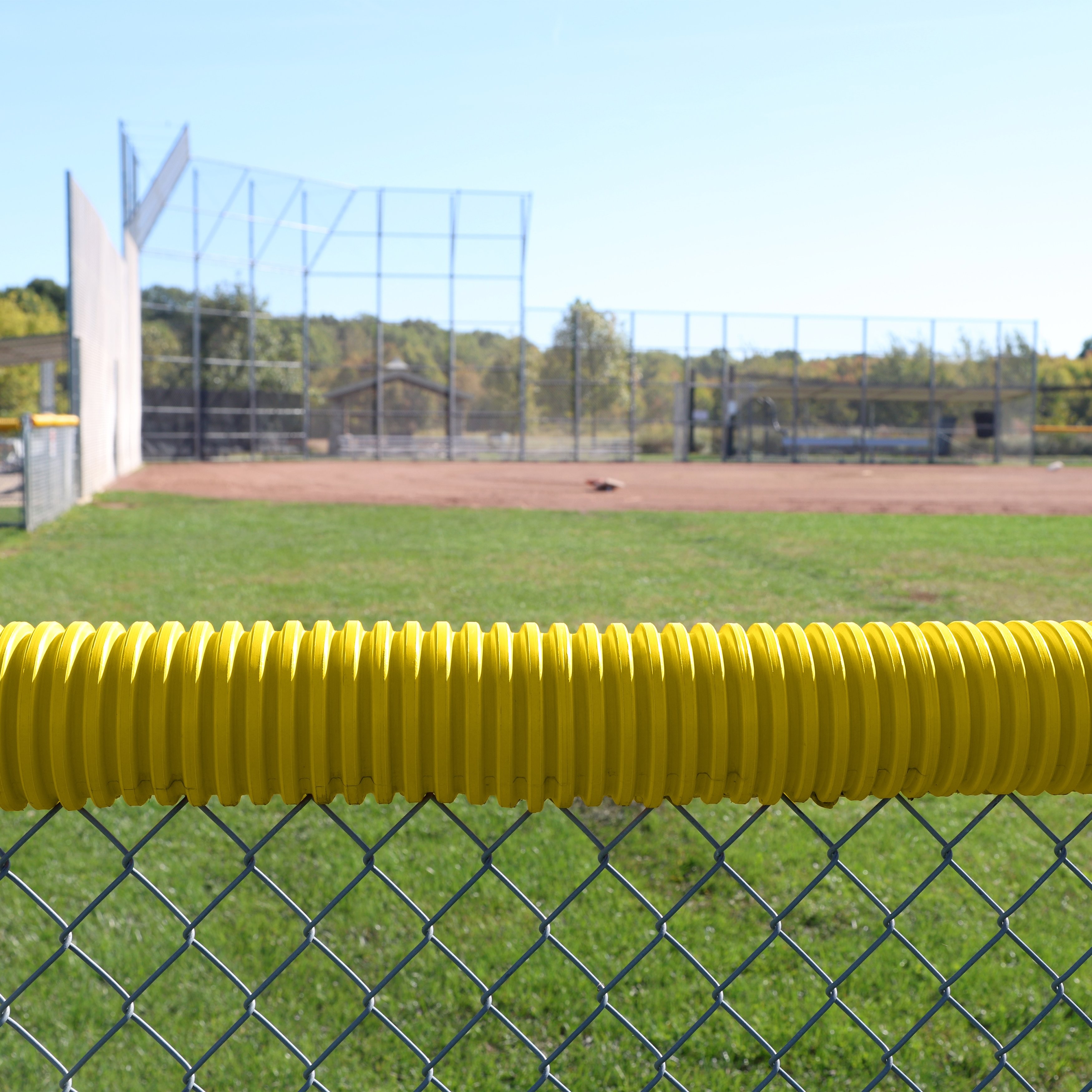 Baseball Fence Poly Cap 250' Fence Topper - Ready To Install (Yellow ...