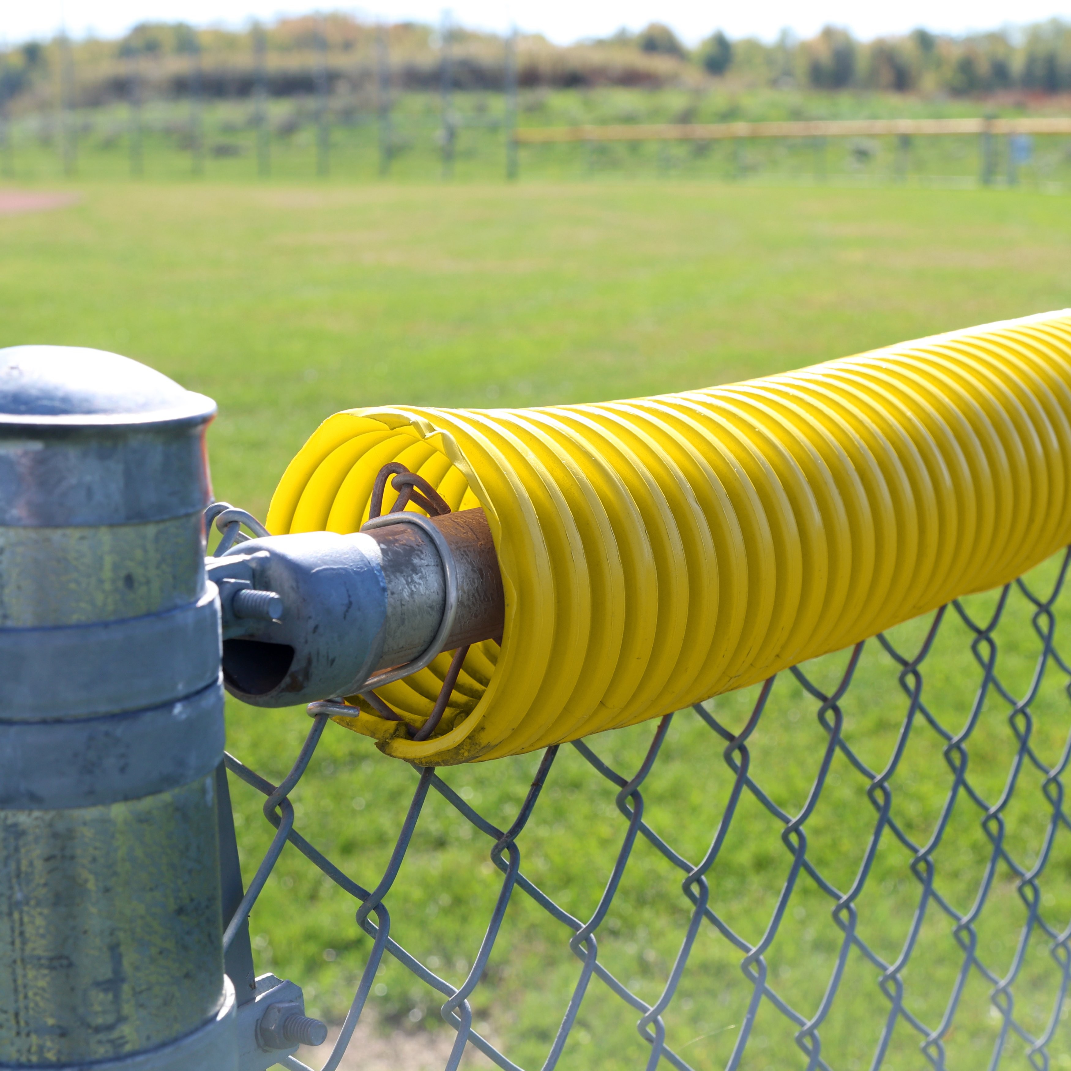 Baseball Fence Poly Cap 250' Fence Topper - Ready To Install (Yellow ...