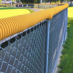 Baseball Fence Poly Cap 250' Fence Topper - Ready To Install (Yellow ...