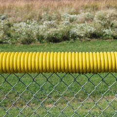 Baseball Fence Poly Cap 250' Fence Topper - Ready To Install (Yellow ...