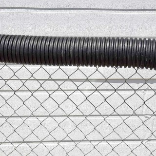 Baseball Fence Poly Cap 250' Fence Topper - Ready To Install (Black) - 04449 | Baseball Fence Topper