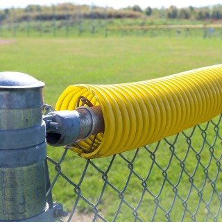 Baseball Fence Poly Cap 250' Fence Topper - Ready To Install (Yellow ...