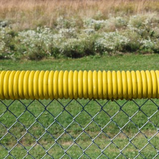 Baseball Fence Poly Cap 250' Fence Topper - Ready To Install (Yellow ...
