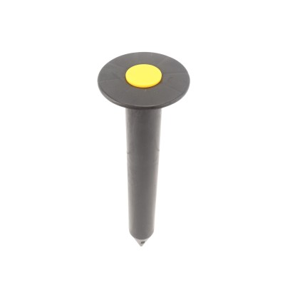 12" Ground Anchor Socket With Weep Hole (Black With Yellow Plug) - GS ...